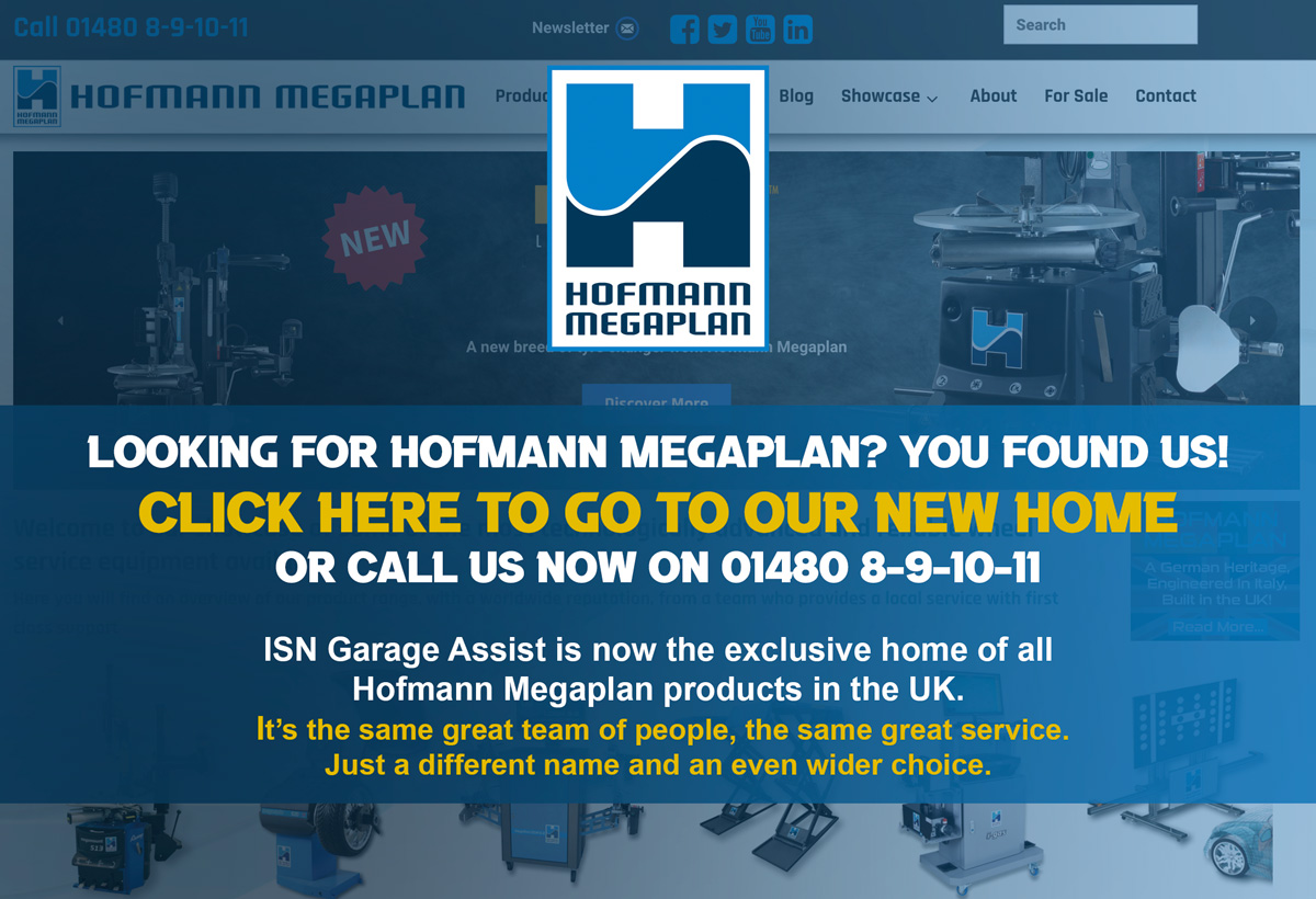 Garage Service Equipment, Tyre Changers, Wheel Balancers - Hofmann Megaplan